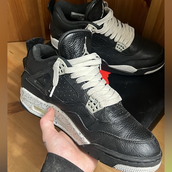 Jordan | Shoes | Jordan 4 Black Oreo 25 | Poshmark